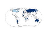 Python Heat World Map With Matplotlib Stack Overflow