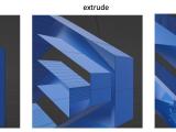 Modeling Extrude A Flat Mesh To Turn Into A Solid Object With Many