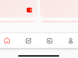 Dart Custom Floating Bottom Navigation Bar Has White Background