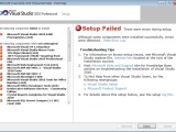 Setup Failed Visual Studio 2010 Pro Installation Stack Overflow