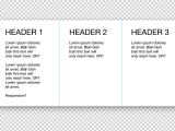 Three Column Responsive Equal Height With Border How To Make It In