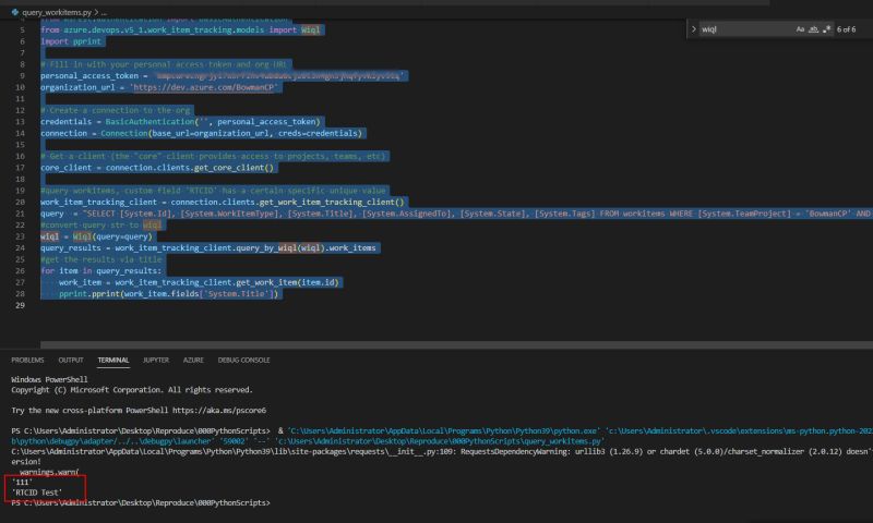 Azure Devops Python Api Query For Work Item Where Field String - 4K Abstract Textures for Desktop