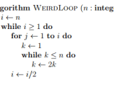 Trying To Find Big Theta Notation Of This Algorithm Stack Overflow