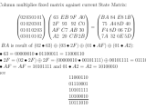 Cryptography How To Perform Matrix Multiplication In Mixing Columns