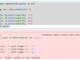 Python Passing A Tuple For Plotting In Matplotlib Throws A Tuple