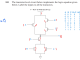 Transistors Implementing A Logical Function To A Circuit Electrical