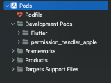 Ios Flutter Plugin Not Shown On Development Pods Stack Overflow