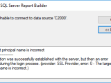 Windows Server 2012 R2 Ssrs Report Builder Error Target Principal