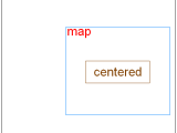 Html Css Centered Element Over Google Maps Stack Overflow