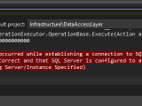 C Error 26 Error Locating Server Instance Specified Asp Net Core