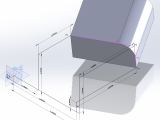 C Calculate 3d Arc From Three Vectors And A Given Radius Stack
