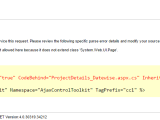 Asp Net Parser Error In C Application Stack Overflow