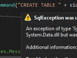 C Error In Create Table Command Incorrect Syntax Near Stack Overflow
