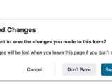 Buttons Form Unsaved Changes User Experience Stack Exchange