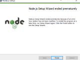 Node Js Installation Fails With Warning 1909 On Windows 10 Stack Overflow