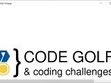 Graphical Output Draw The Code Golf Coding Challenges Logo
