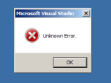 Unknown Error When Launching Visual Studio 2017 Community After