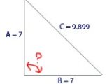 Math Calculate Angle Of Triangle Python Stack Overflow