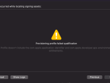 Xcode Problem Provisioning Profile Failed Qualification Stack Overflow