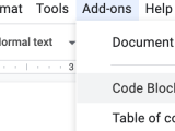 Google Docs Code Blocks Kidslockq