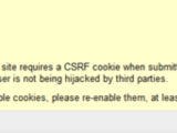 Node Js Csrf Verification Failed Request Aborted Nodejs Stack