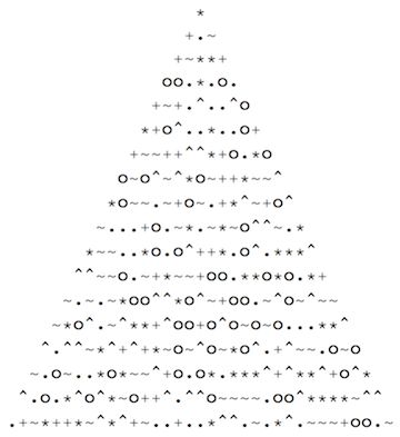 Popularity Contest Make A Scalable Christmas Tree Code Golf Stack - Space Art Collection - 4K Quality