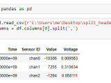 Python Pandas Split Header Cell Into Multiple Header Columns Pandas