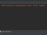 Java Android Studio Bumblebee Aapt2 Process Unexpectedly Exit Stack