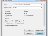 Regex Replacing Just The Match Of Regular Expression In Eclipse Find