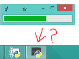 Python Show Progress On Taskbar Icon Stack Overflow