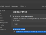 Visual Studio Code Icons In Activity Bar Have Disappeared Stack