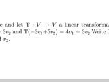 Linear Transformations Linear Algebra Mathematics Stack Exchange