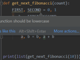 Pycharm Python Define Constant Inside Function Stack Overflow
