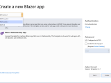 Blazor Webassembly Template Not Found In Blazor New Project Stack