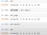 Python Pycharm Numpy Sorting An Array Doesn T Work Stack Overflow