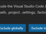 Visual Studio Code What Would Setting Vscode Exclude Affect My