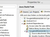 Eclipse Android Dependencies Stack Overflow