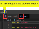 Visual Studio Code Can I Hide The Badges On The Tabs Of Editor