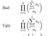 Amsmath Increasing The Parenthesis Size Of Binomial Coefficients