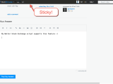App Stack Exchange Improvements Sticky Top Bar New Text Editor