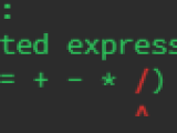 C Expected Expression Before Token Stack Overflow