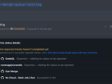 Pull Request Waiting For Status To Be Reported Github Merge Queue