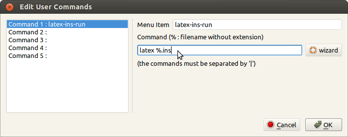 Compile .ins file in texmaker – Zack's Ad hoc Page