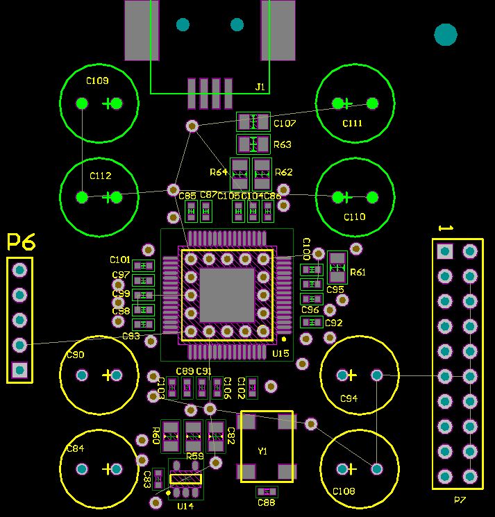 Microcontroller Xmos Mcu Implementation On Pcb Electrical - Mountain Patterns - Amazing Retina Collection
