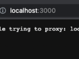 Node Js How Do I Generate Custom Response When Proxy Error In Http