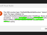 Net Cannot Load Projects In Visual Studio 2022 Stack Overflow