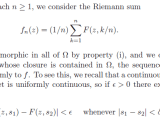 Complex Analysis Doubts In Proof Of Holomorphic Function Defined On
