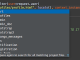 Django Pycharm Autocomplete In Python With Static Files Path Stack