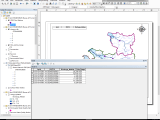 Arcgis Desktop Placing A Table In Layout View In Arcmap 10 5