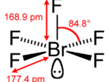 Covalent Compounds Bond Angles In Brf5 Chemistry Stack Exchange
